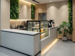 32㎡写字楼配套奶茶店简约干练装修设计思路