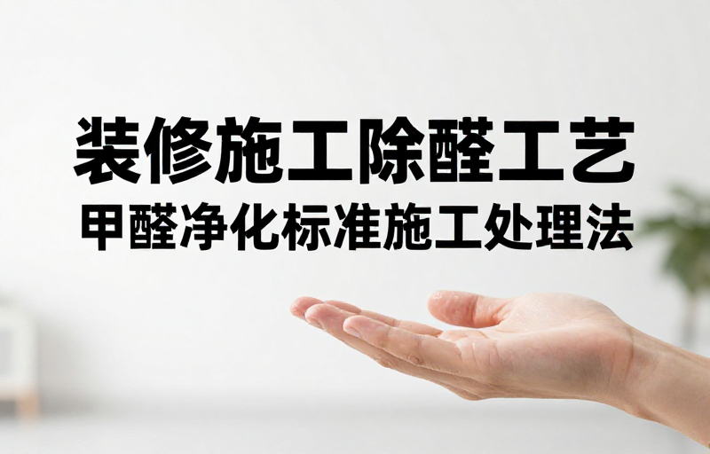 装修施工除醛工艺甲醛净化标准施工处理法
