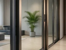 轻奢风家装全屋玻璃门边框颜色选择