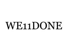 WE11DONE(WEllDONE)logo