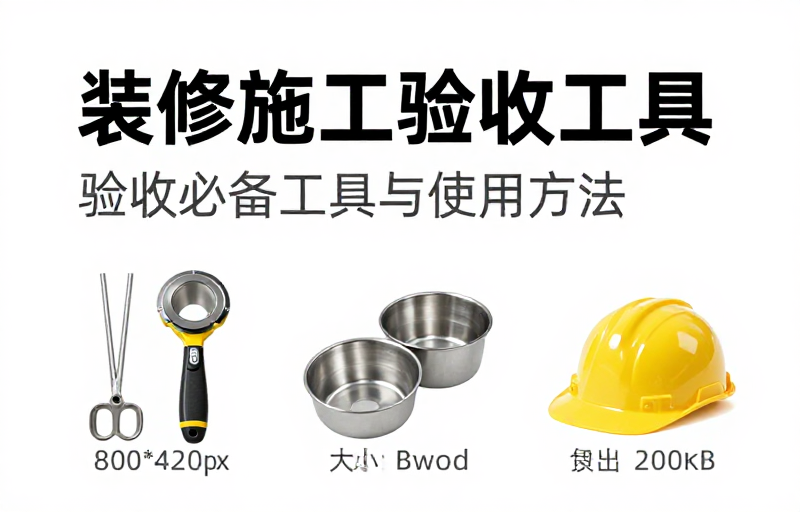 装修施工验收工具验收必备工具与使用方法