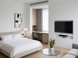 两室一厅极简两居软装简约断舍离两居布置思路