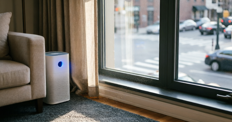 临街户型噪音、灰尘双重问题，门窗软装隔音防尘。