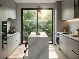 60㎡小户型全屋厨房设计实景案例