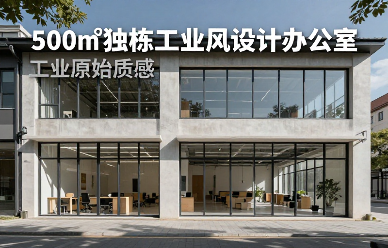 500㎡独栋工业风设计办公室工业原始质感