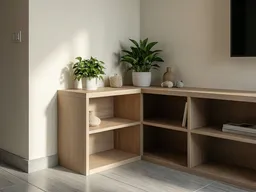 35㎡小户型小户型墙角收纳设计技巧