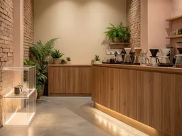 88㎡暖调奶茶店暖光灯光墙面装修搭配技巧