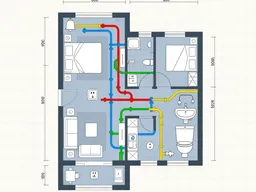 38㎡小户型全屋水电改造规划方案