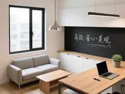40㎡小户型办公室预算现代简约省钱方案
