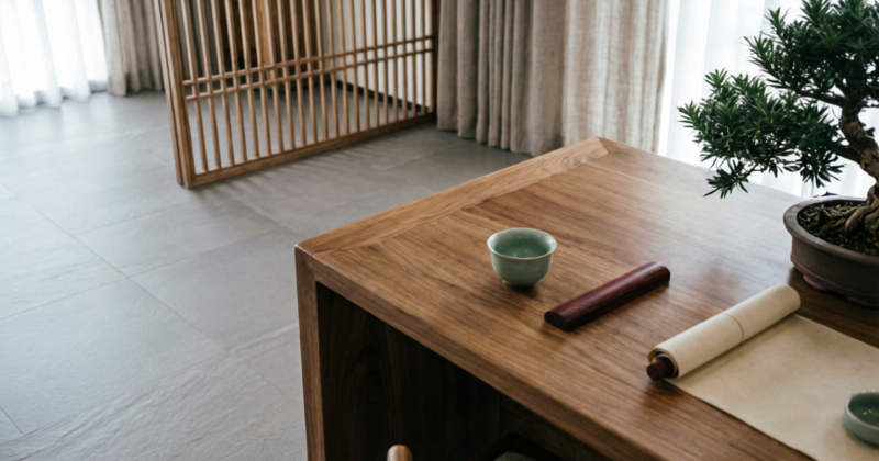 新中式卧室家具材质：原木软包布艺优先，舒适