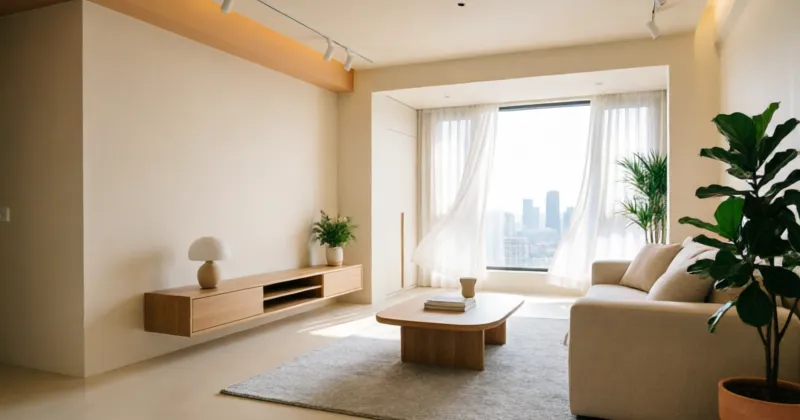 59㎡小户型工业风实景效果图