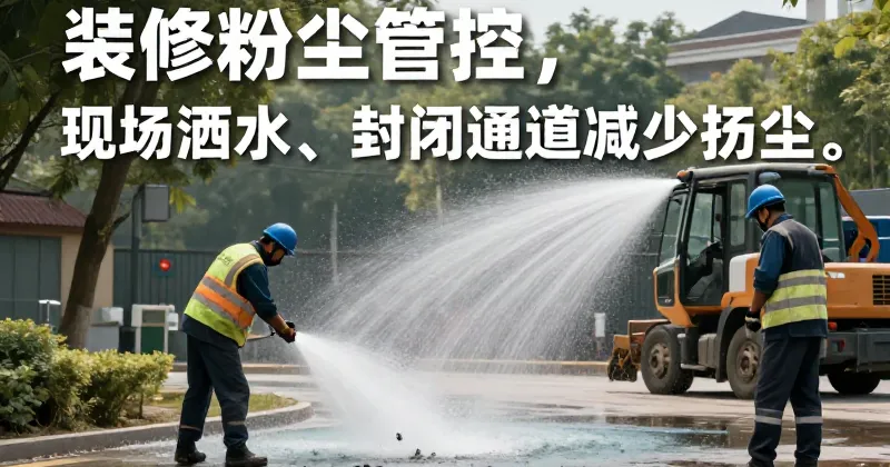 北方初春铺贴外墙砖，雨后基面干透才可进场施工