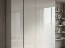 89㎡现代简约风全屋烤漆材质柜门选择