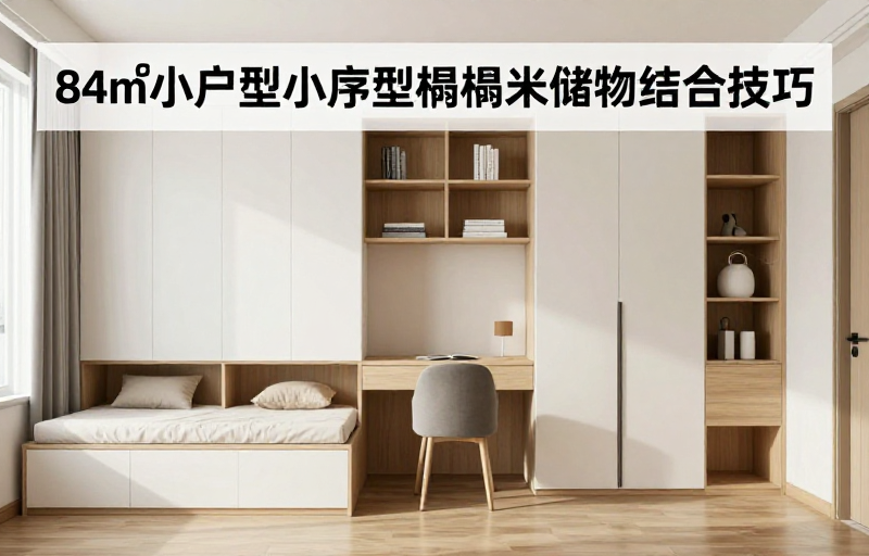 84㎡小户型小户型榻榻米储物结合技巧