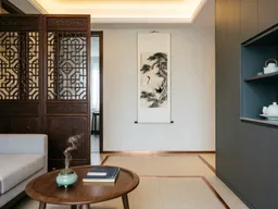 72㎡小户型极简留白装修实景案例