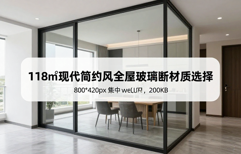 118㎡现代简约风全屋玻璃隔断材质选择