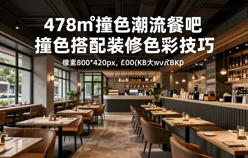 478㎡撞色潮流餐吧撞色搭配装修色彩技巧