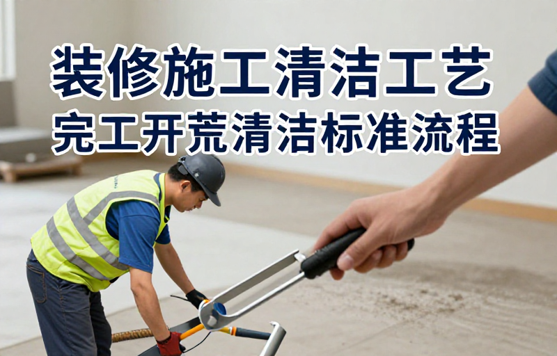 装修施工清洁工艺完工开荒清洁标准流程