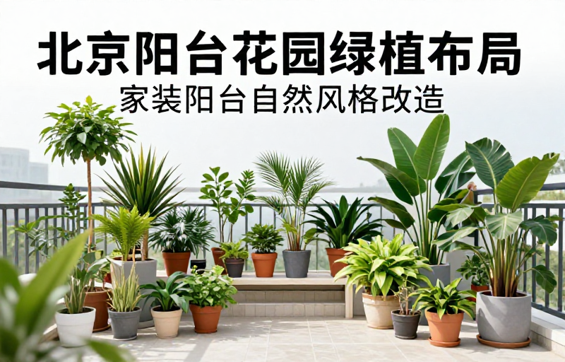 北京阳台花园绿植布局家装阳台自然风格改造