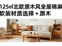 山东大平层轻奢配色落地明细