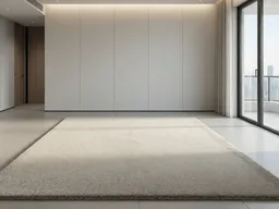108㎡现代简约风极简地毯材质选择