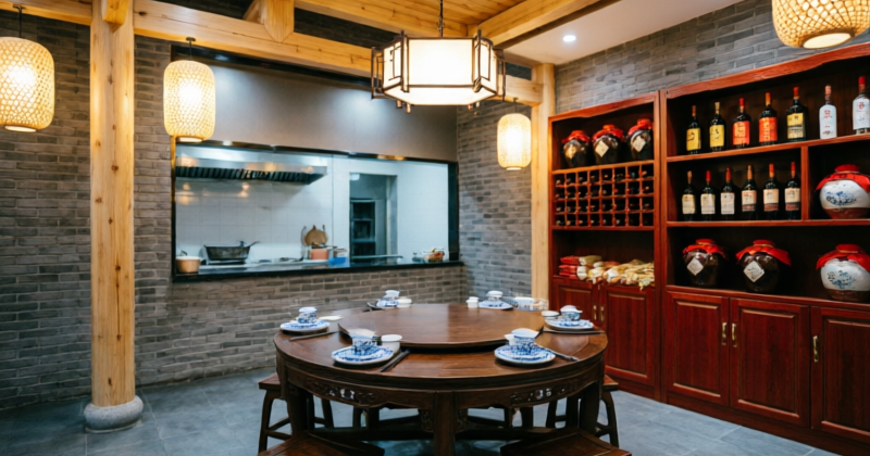 河北餐饮店装修案例
