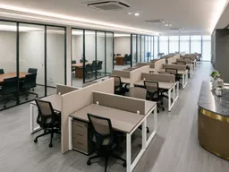 700㎡商务茶室精装施工案例
