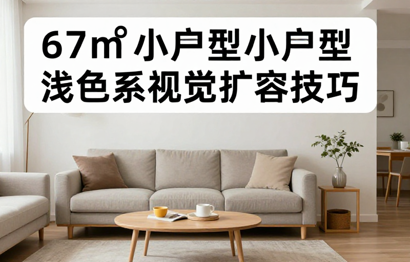 67㎡小户型小户型浅色系视觉扩容技巧