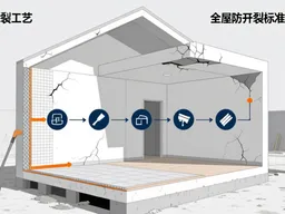 隔墙封板标准工艺双面错缝标准施工工艺法